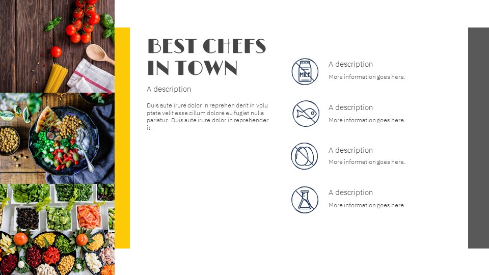 Food for all Occasions Google Presentation Templates