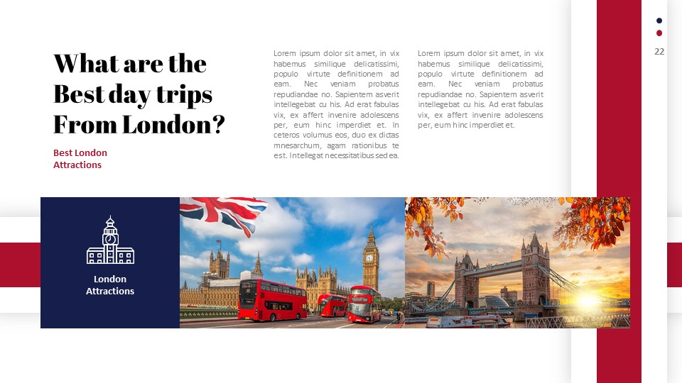 Interesting travel, London Google Slides to PowerPoint