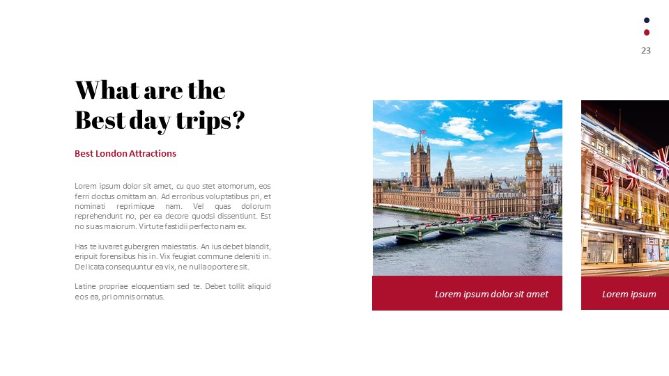 Interesting travel, London Google Slides to PowerPoint