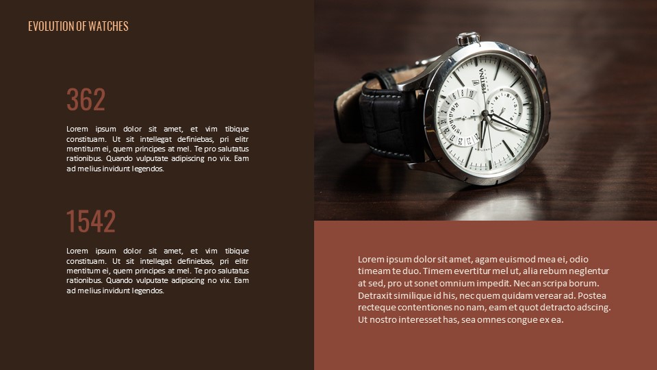 Past to present : About watch Simple Google Templates|Fashion|Slides