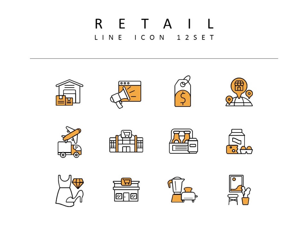 Retail Icons Set
