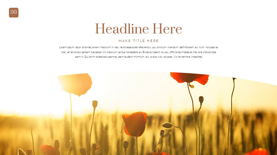 Sunset Glow Google PowerPoint Slides|Nature