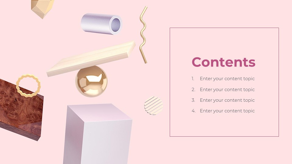 Display Object Google PPT Templates