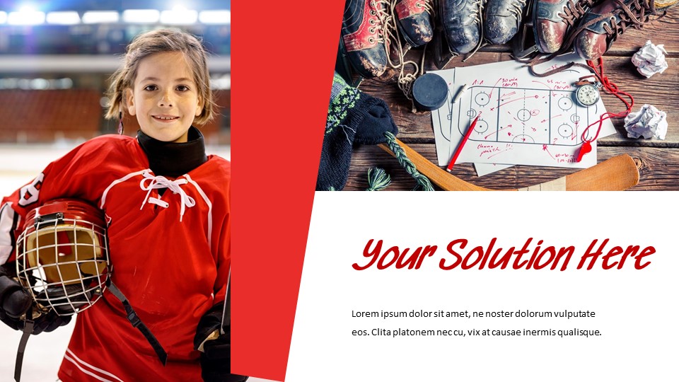 Ice Hockey Google Slides Interactive