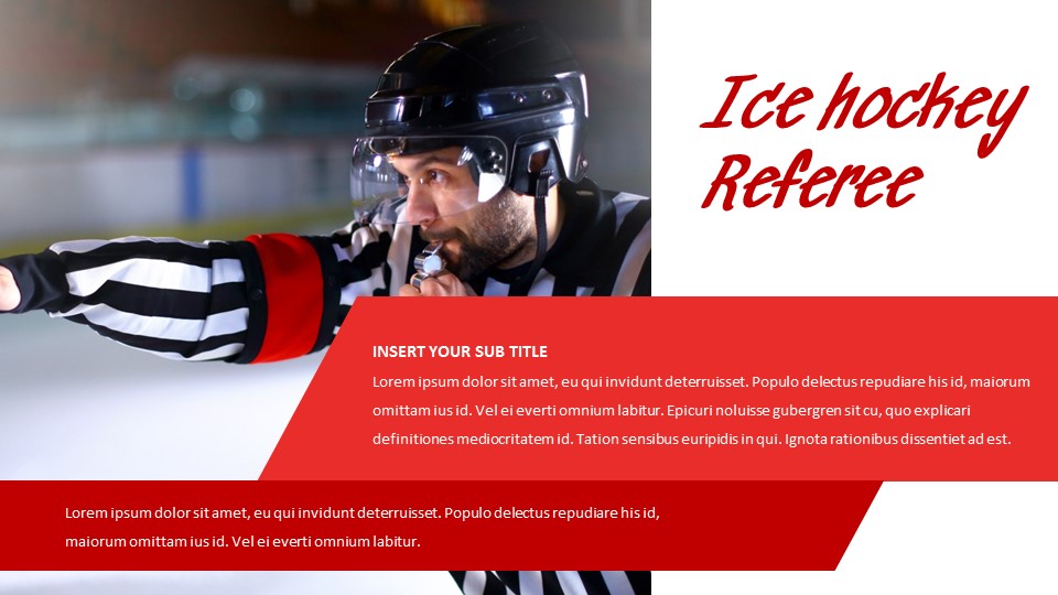 Ice Hockey Google Slides Interactive