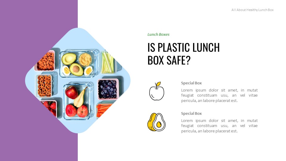 Easy tips for lunch box planning Easy Google Slides Template
