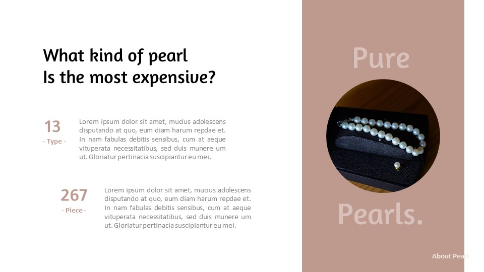 Pearl Jewelry Google Slides Themes & Templates