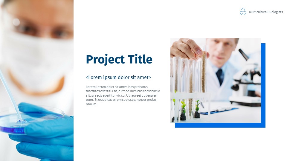 Multicultural Biologists Creative Google Slides|Industry