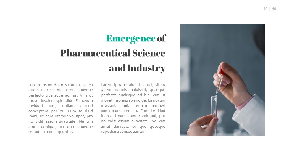 Pharmaceutical Industry Easy Slides Design