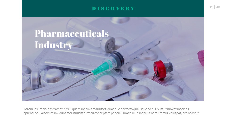 Pharmaceutical Industry Easy Slides Design