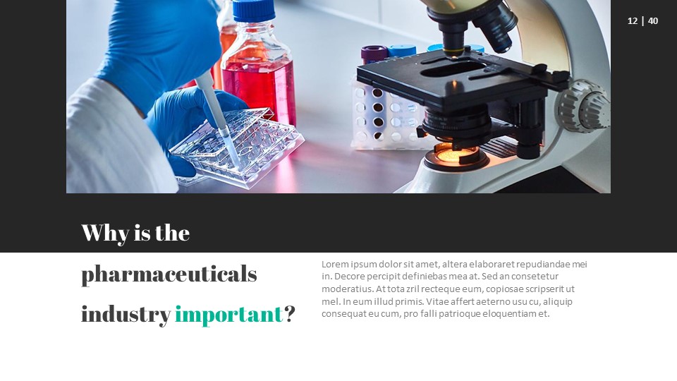 Pharmaceutical Industry Easy Slides Design