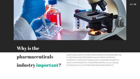 Pharmaceutical Industry Easy Slides Design