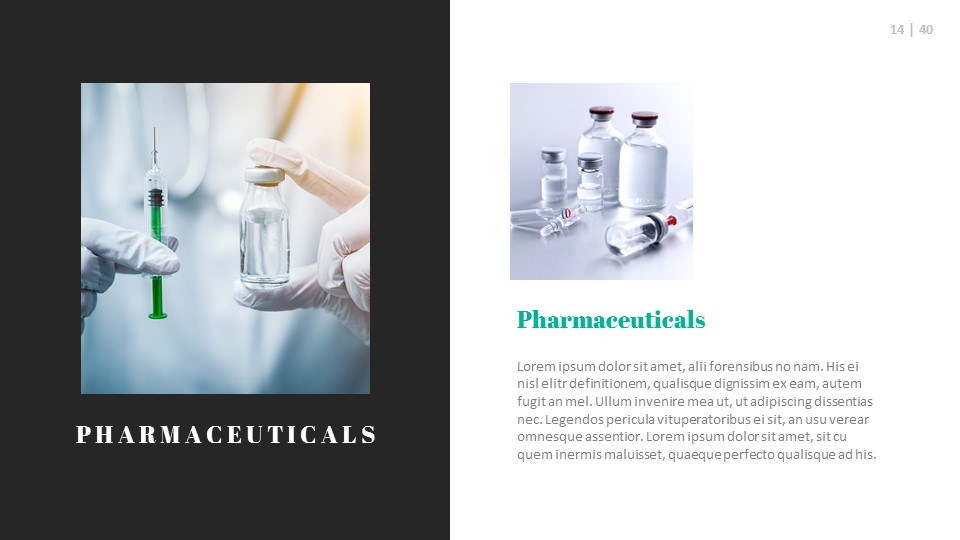 Pharmaceutical Industry Easy Slides Design