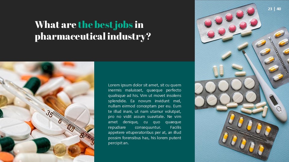 Pharmaceutical Industry Easy Slides Design