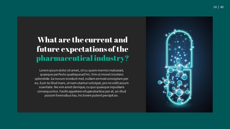 Pharmaceutical Industry Easy Slides Design