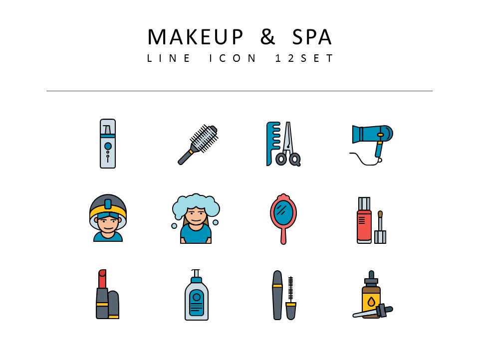 Makeup & spa Icon Resources for Designers