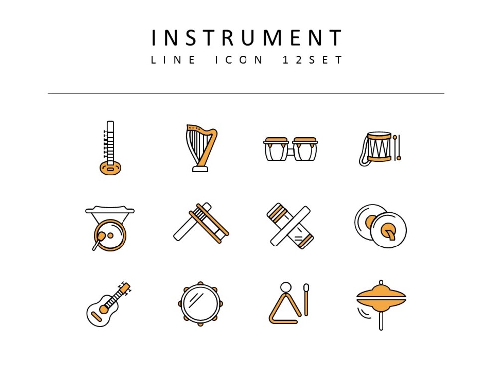 Music Instrument Vector Icons
