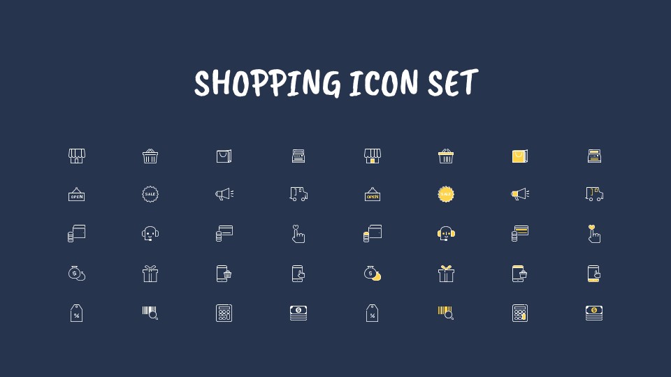 Shopping Google Slides Presentation Templates