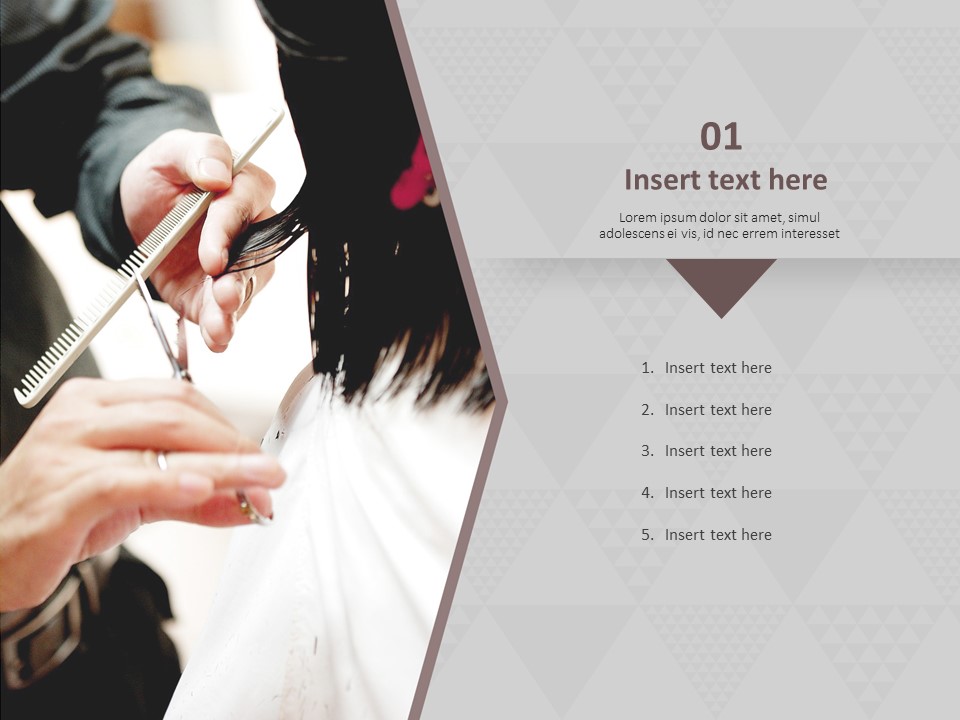 Free Design Template - Bobbed-hair