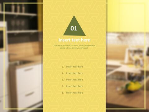 Free Powerpoint Template - Fresh Kitchen