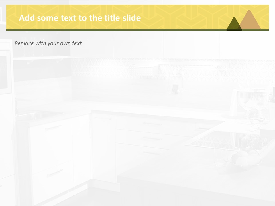 Free Powerpoint Template - Fresh Kitchen