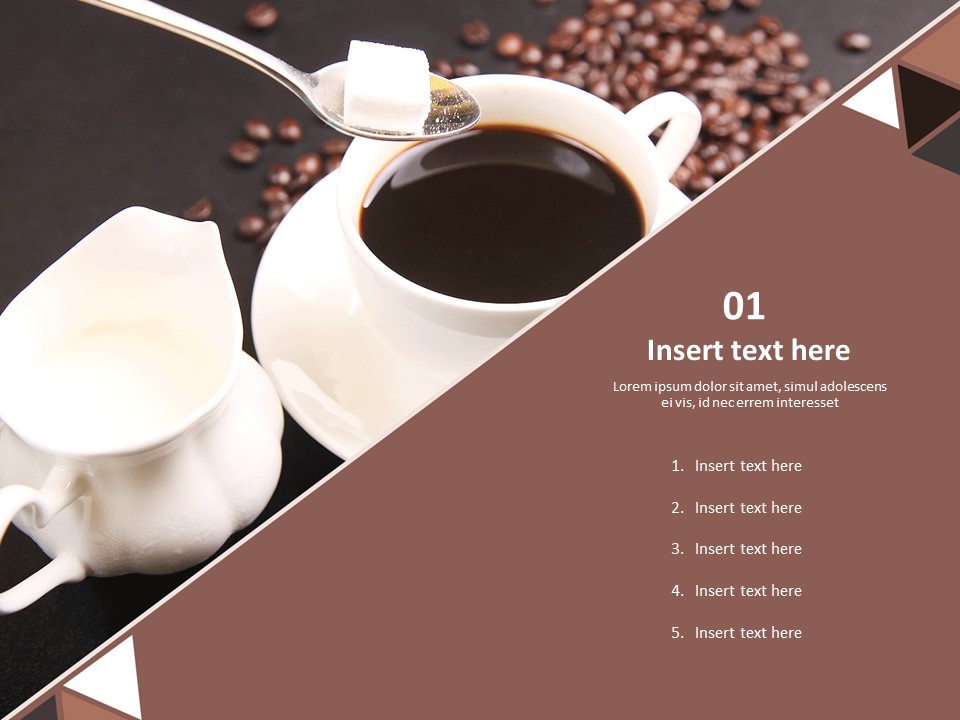 Gratis Plantilla de PowerPoint gratis - Café caliente