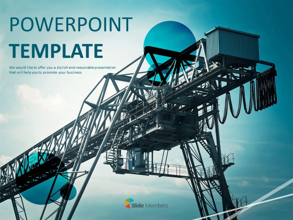 Free PPT Sample - Building Crane