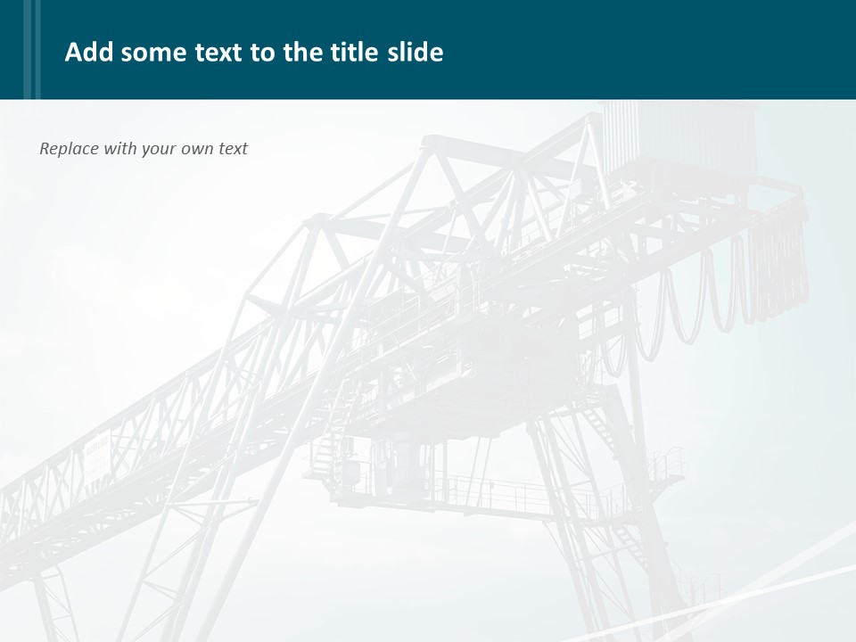 Free PPT Sample - Building Crane