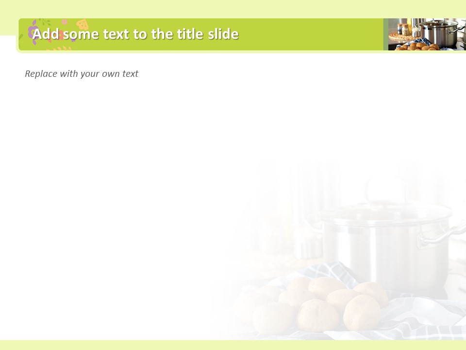 Free PPT Sample - Tidy Kitchen