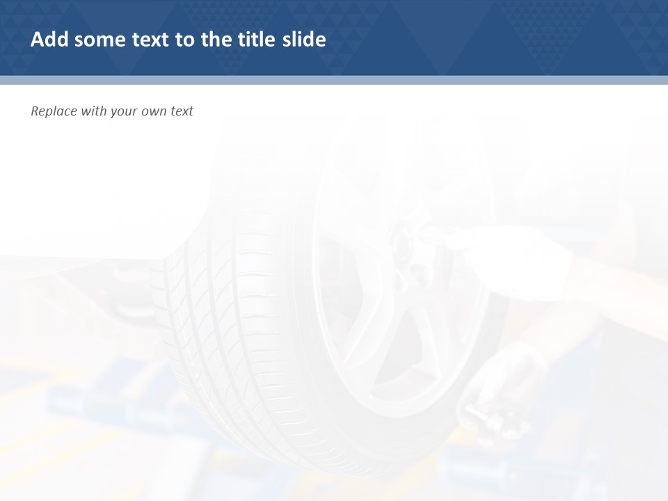 Free PPT Template - Car Maintenance
