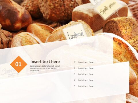 Freshly Baked Bread - Free Template Design