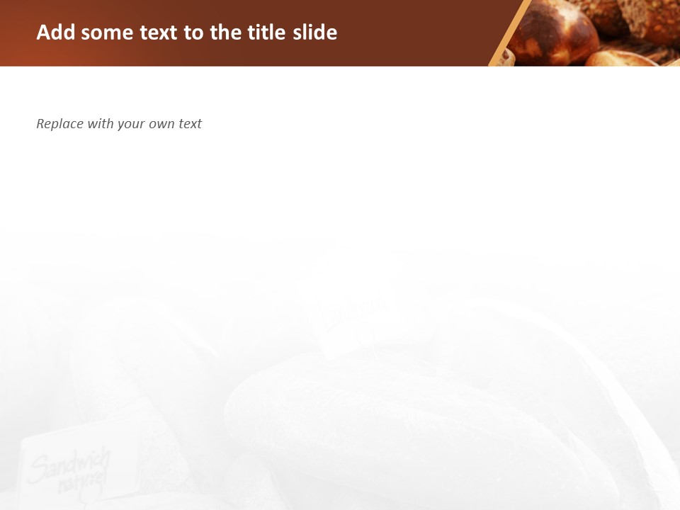 Freshly Baked Bread - Free Template Design