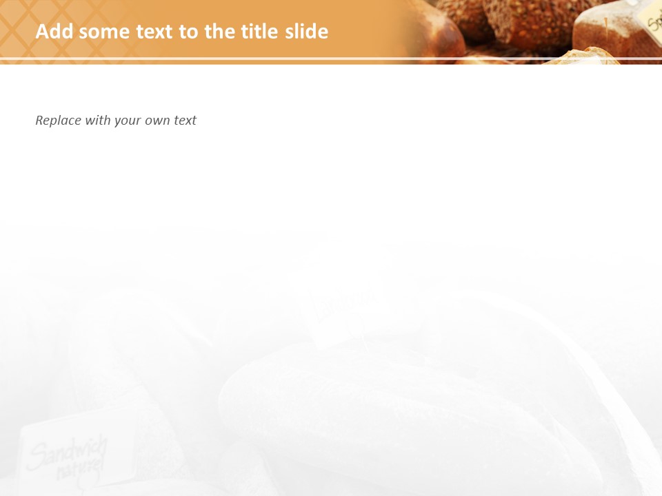 Freshly Baked Bread - Free Template Design