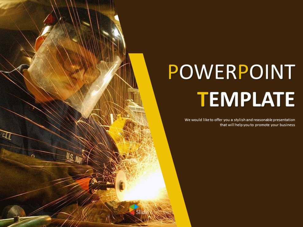 Iron Industry - Free Powerpoint Templates Design|Slides