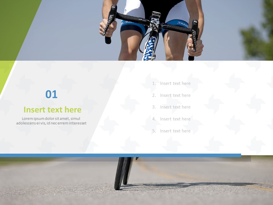 Professional Cyclist - Free PPT Template