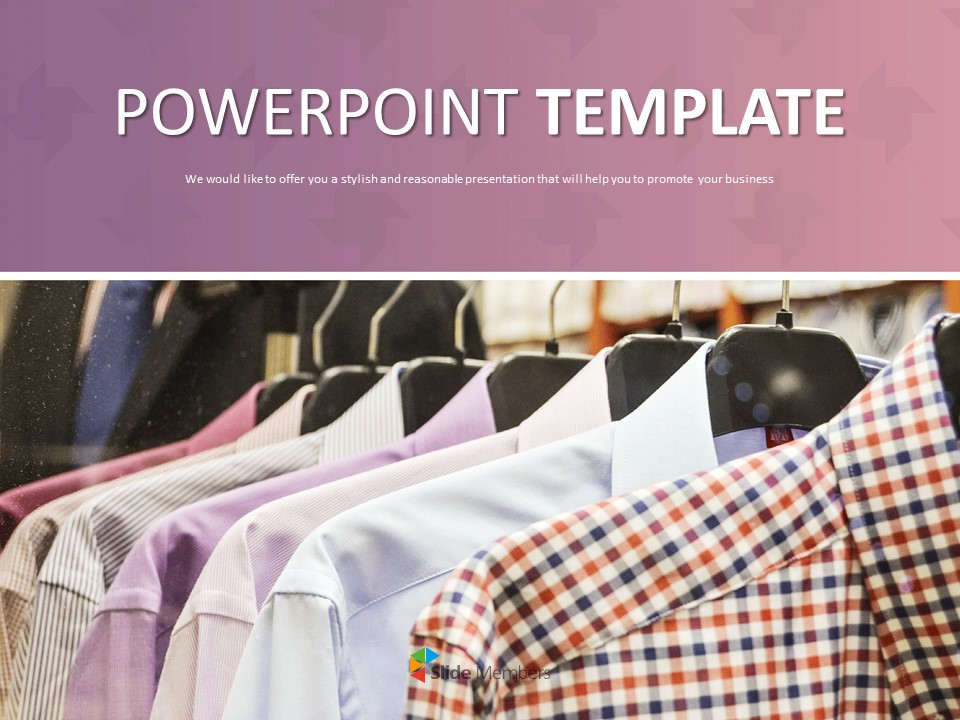 Shirts Shopping-mall - Free Powerpoint Sample