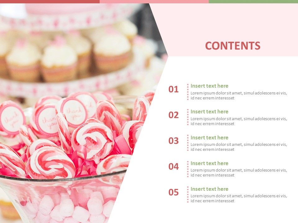Sweet Candy - Free PPT Sample