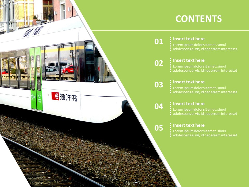 Train Trip - Free Presentation Templates