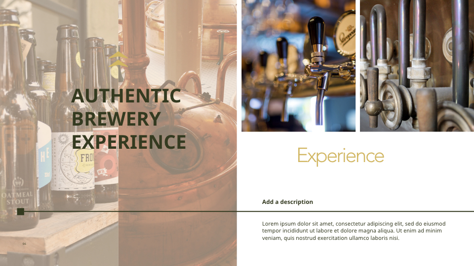 Authentic Brewery Experience Multipurpose Keynote Template