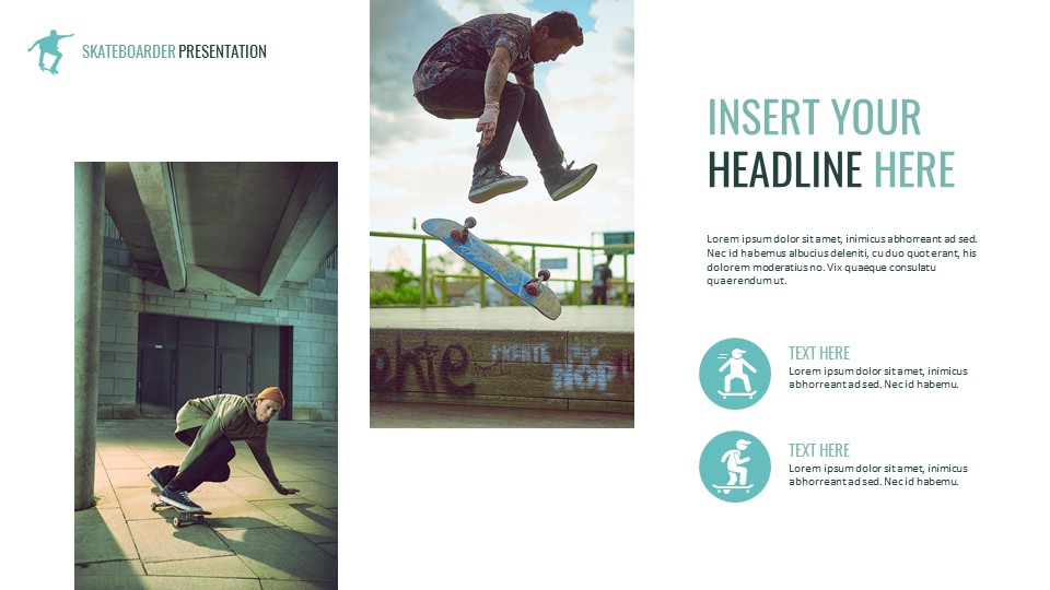 Skateboarder Google Slides Themes for Presentations