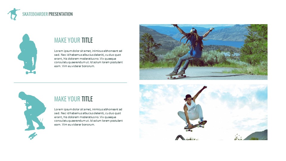 Skateboarder Google Slides Themes for Presentations