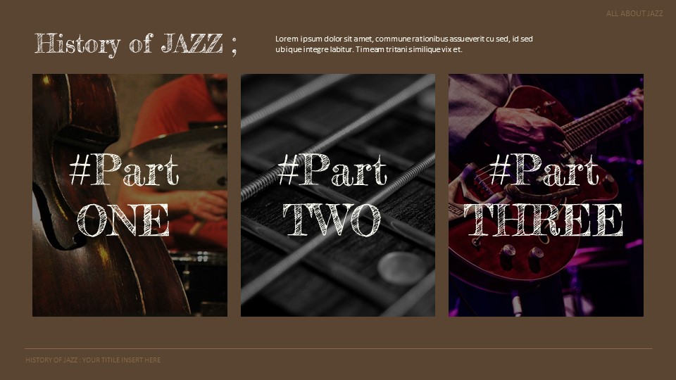All about JAZZ Google Slides for mac