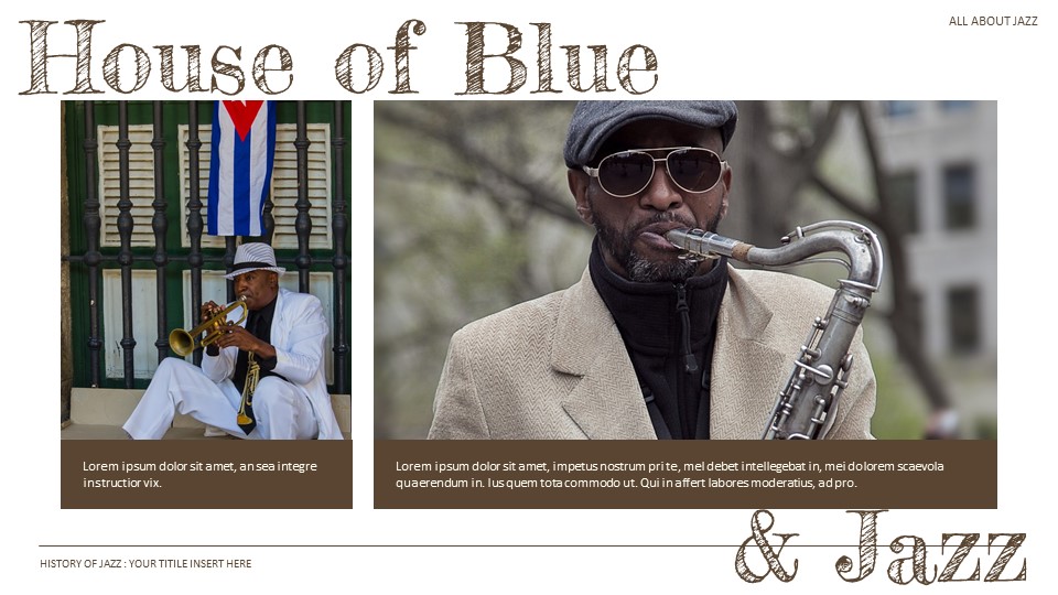 All about JAZZ Google Slides for mac