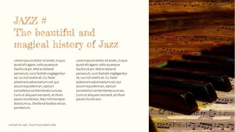 All about JAZZ Google Slides for mac