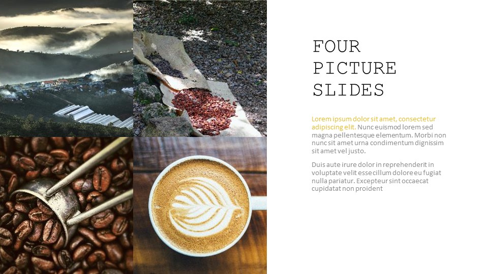 Coffee Industry Google Slides Presentation Templates