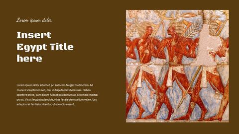 EGYPT Simple Presentation Google Slides Template