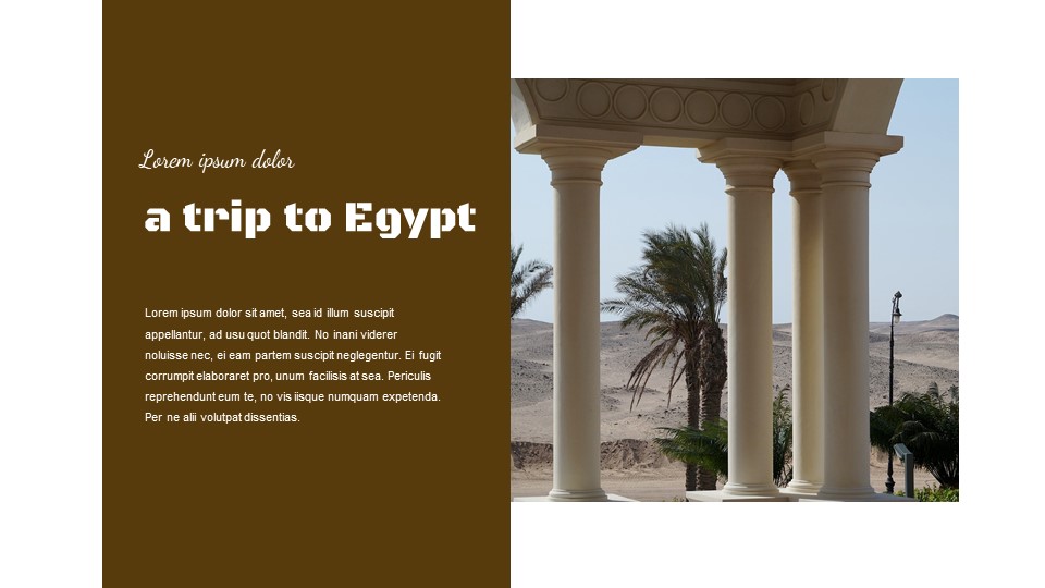EGYPT Simple Presentation Google Slides Template