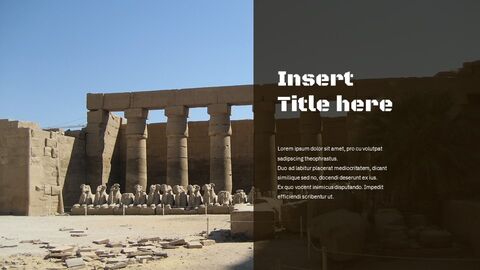 EGYPT Simple Presentation Google Slides Template
