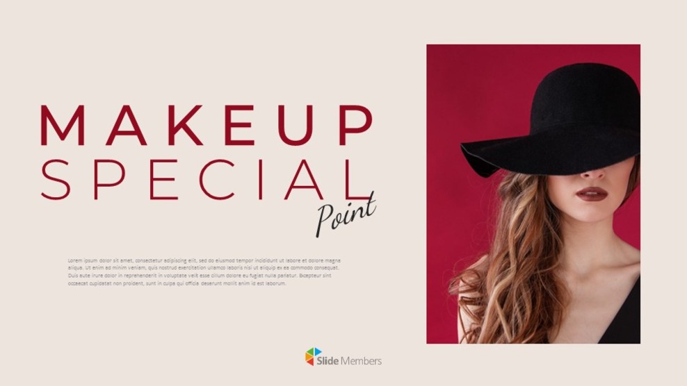 Makeup Special Google Slides Themes for Presentations