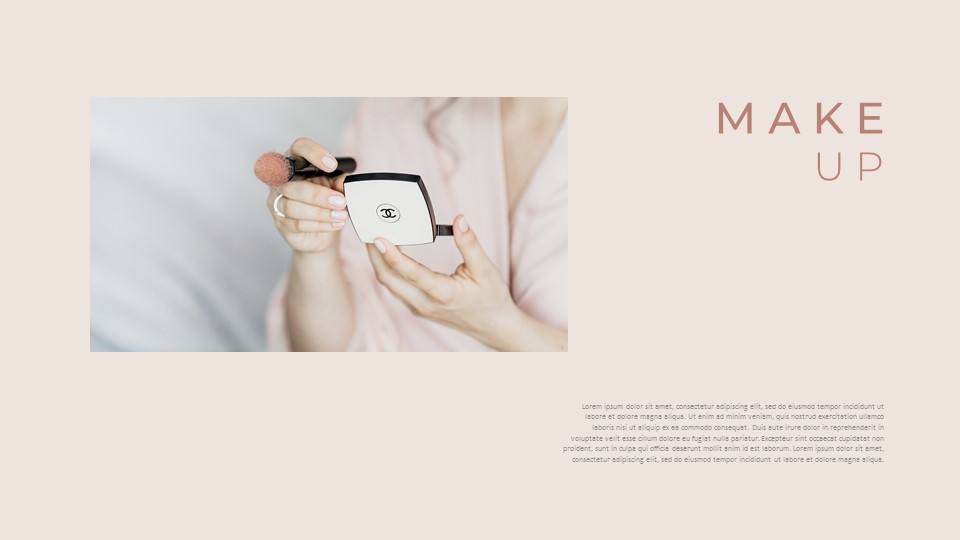 Makeup Special Google Slides Themes for Presentations